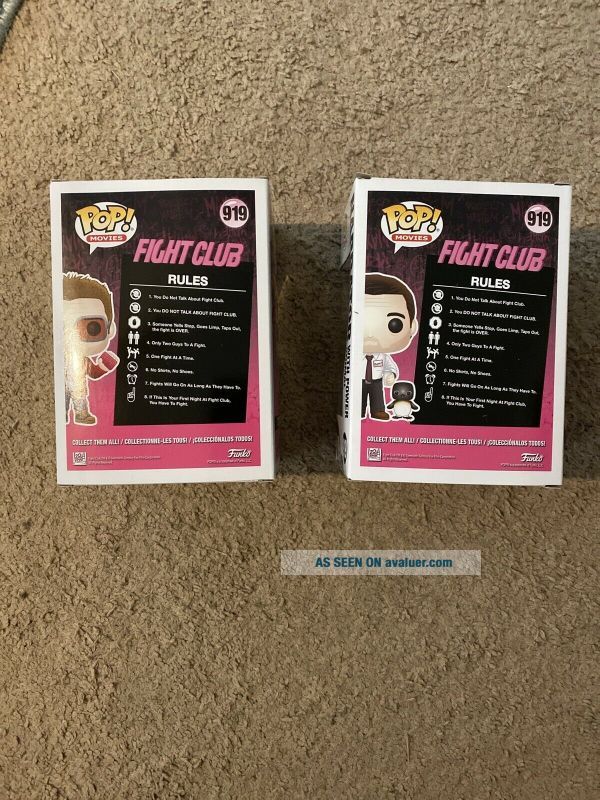 Funko Pop Movies: Fight Club - Narrator With Power Animal Chase Limited ...