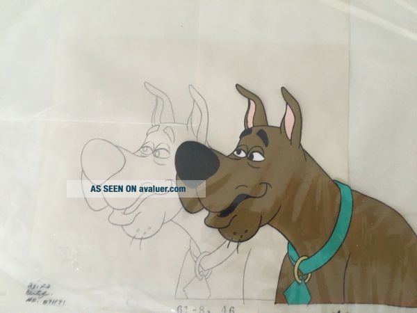 RARE 1974 “Scooby Doo” Hand Drawn Concept Art And Matching Cel | #25999880