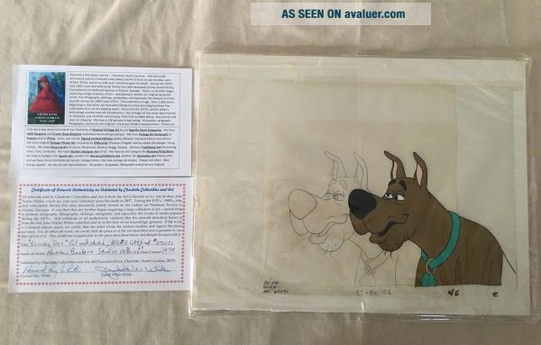 RARE 1974 “Scooby Doo” Hand Drawn Concept Art And Matching Cel | #25999880