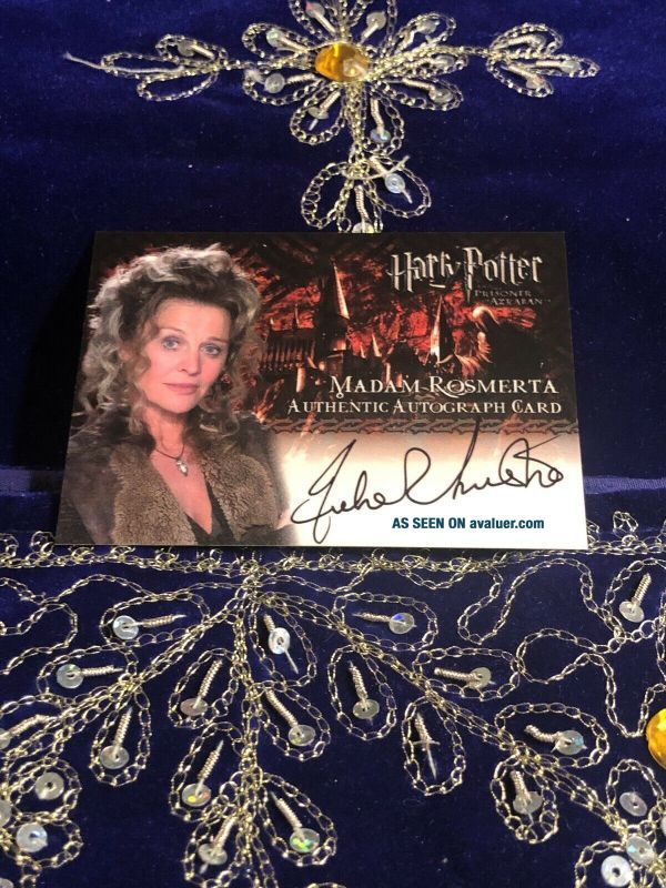 Harry Potter & The Prisoner Of Azkaban Autograph Card Signed By Madam ...