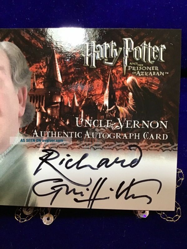 Harry Potter & The Prisoner Of Azkaban Autograph Card Signed By Uncle ...