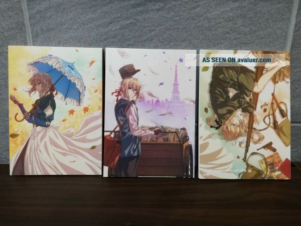 Violet Evergarden Finale Movie Bonus Novel Book 3 Full Set Kyoto ...