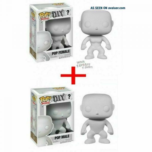 Funko POP DIY Male Female Figures Collectable Blank Custom Make Your ...