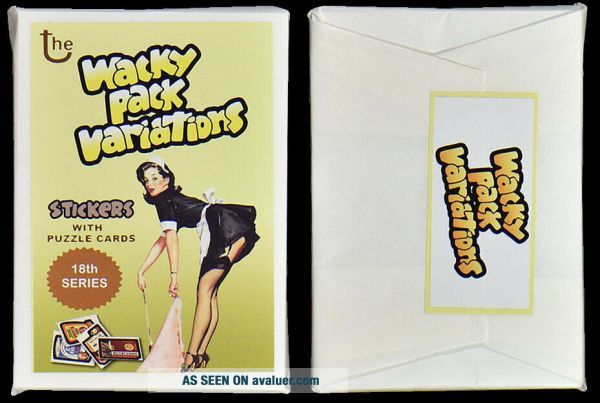 Wacky Packs Variations 18th Series Pack - The Grand Finale Series ...