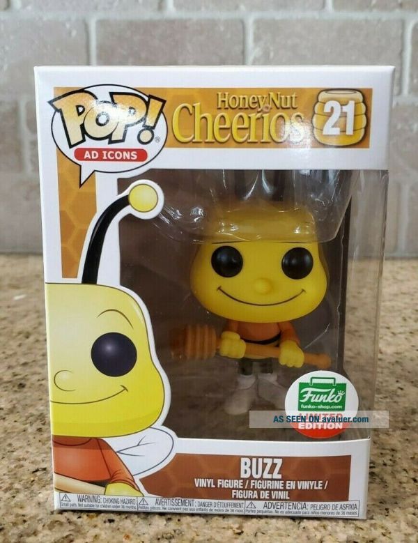 Funko Pop Honey Nut Cheerios Buzz Funko Shop Exclusive Limited Edition ...