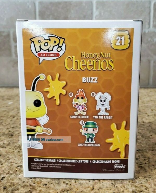 Funko Pop Honey Nut Cheerios Buzz Funko Shop Exclusive Limited Edition ...