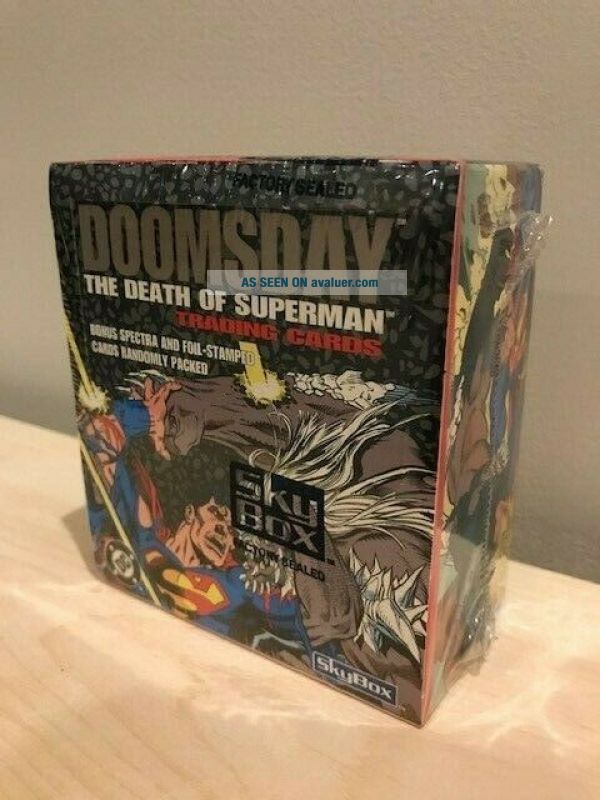 1992 Skybox Doomsday The Death Of Superman Trading Cards Factory ...