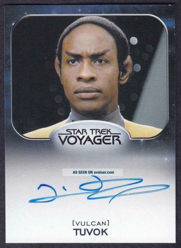 STAR TREK ALIENS AUTOGRAPH AUTO OF TIM RUSS AS TUVOK | #26243890