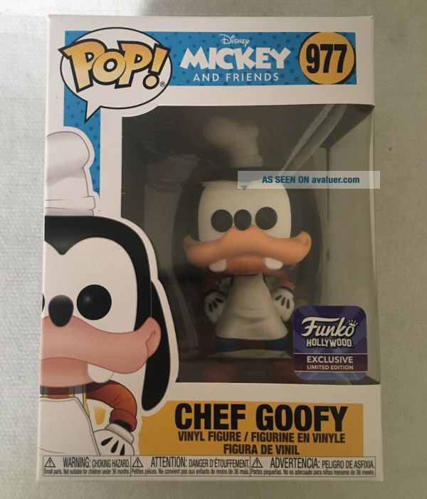 Funko Pop Disney Chef Goofy Hollywood HQ EXCLUSIVE 977 LIMITED | #26144606