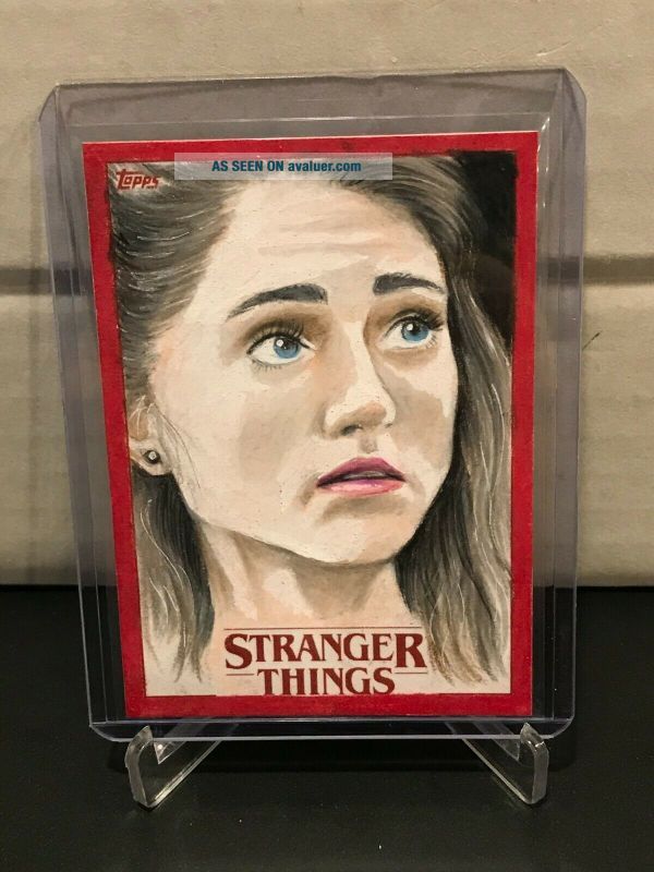 2018 Topps Stranger Things Season 1 Nancy Wheeler Sketch Card Rebecca ...