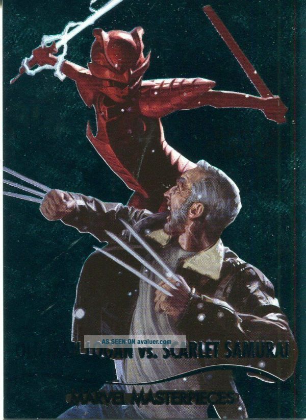 2020 Marvel Masterpieces Battle Spectra Gems Card BS - 6 Logan Vs ...