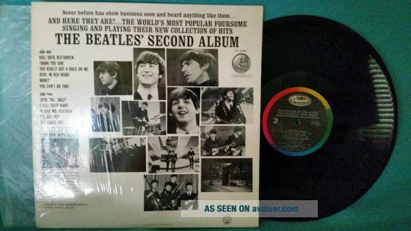 The Beatles Second Album Stereo Capitol Records LP ST 2080 | #26226057