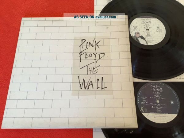 PINK FLOYD “The Wall” UK DOUBLE VINYL LP With Clear Hype Sticker Ex ...