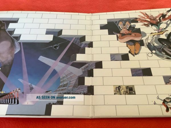 PINK FLOYD “The Wall” UK DOUBLE VINYL LP With Clear Hype Sticker Ex ...