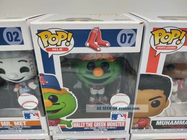 Funko Pop WWE Undertaker Mr McMahon Triple H Muhammad Ali Mr Met Wally ...