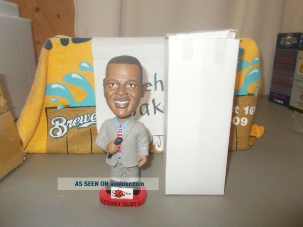 NIB STUART SCOTT BOBBLEHEAD ESPN SPORTS CENTER 25K RED BASE ...