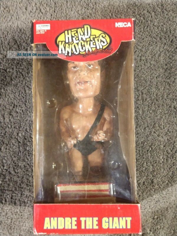 Andre The Giant Head Knockers Hand Painted Neca 9” Bobble Head NIB ...