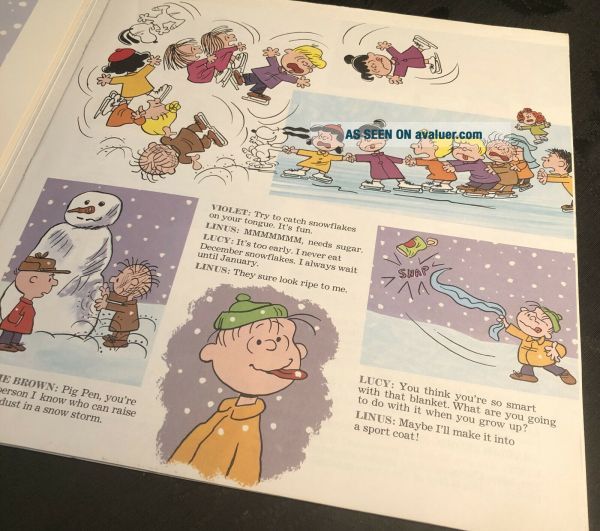 1977 Peanuts A Charlie Brown Christmas LP Record W/ 12 Page Read Along ...