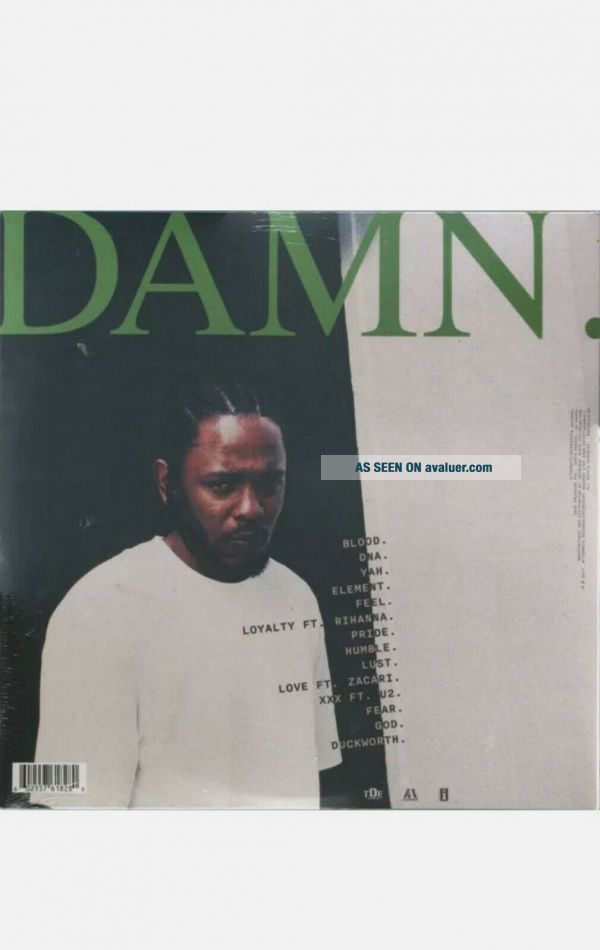 Kendrick Lamar ‎ - DAMN 2 X LP - Vinyl Album Record DNA Humble Rihanna ...