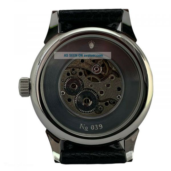 Vintage Rolex Rebberg Swiss Marriage Watch Movement Set In Converted ...