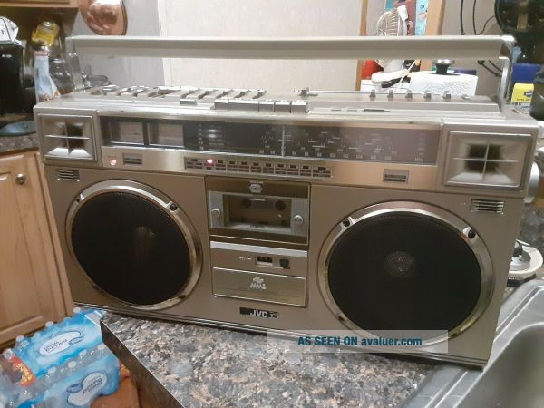 VINTAGE JVC RC - M71JW BOOMBOX GHETTO BLASTER STEREO CASSETTE RADIO ...