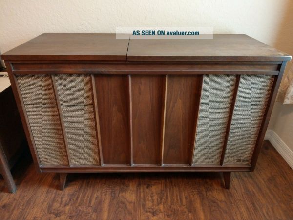 Vintage 1960s Fisher Custom Electra V Console Stereo Record Player All ...