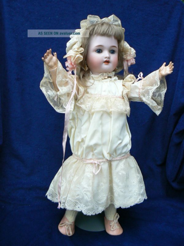 Antique 18 " Simon Halbig Handwerck Doll Marked Body | #26245752
