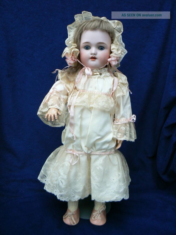 Antique 18 " Simon Halbig Handwerck Doll Marked Body | #26245752