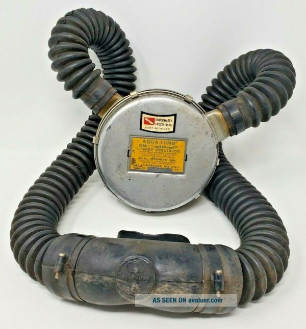 US Divers Aqualung DW Mistral Vintage Double Hose Regulator For Scuba ...