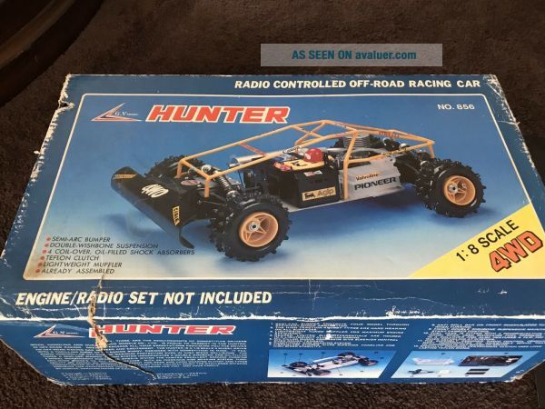 RARE VINTAGE Hunter 1/8 SCALE 4WD Off Road RC Racing BUGGY | #26252986