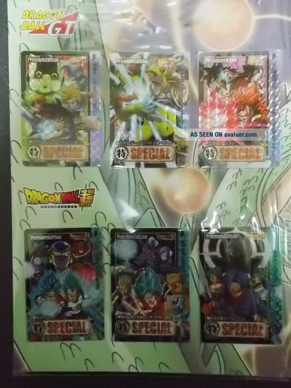 Dragon Ball Carddass Premium Edition GT X X DB X DBZ 12 Prisms 2017 ...