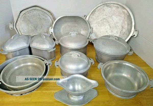 Vintage 18 PC Guardian Service Cookware Set EUC Century Aluminum Metal ...