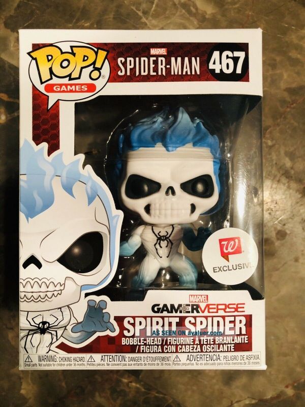 Funko Pop Games Marvel Spiderman Spirit Spider 467 | #26321096