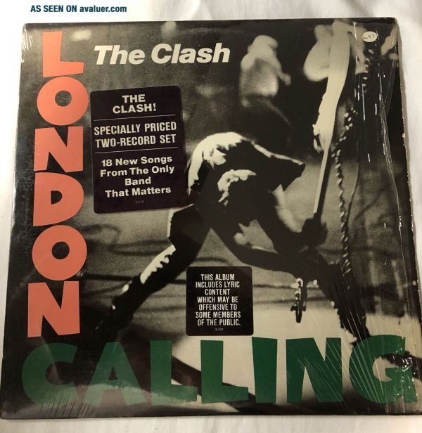 The Clash - London Calling - Vintage LP X2 / Near - Epic AL - 36329 1ST ...