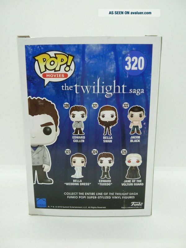 Funko Pop Movies 320 The Twilight Saga Edward Cullen Hot Topic ...