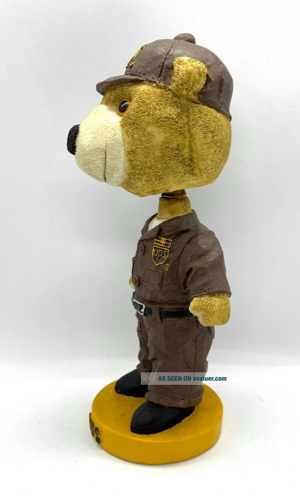 United Parcel Service UPS Brown Bear Bobblehead Employee Mascot Wearing ...