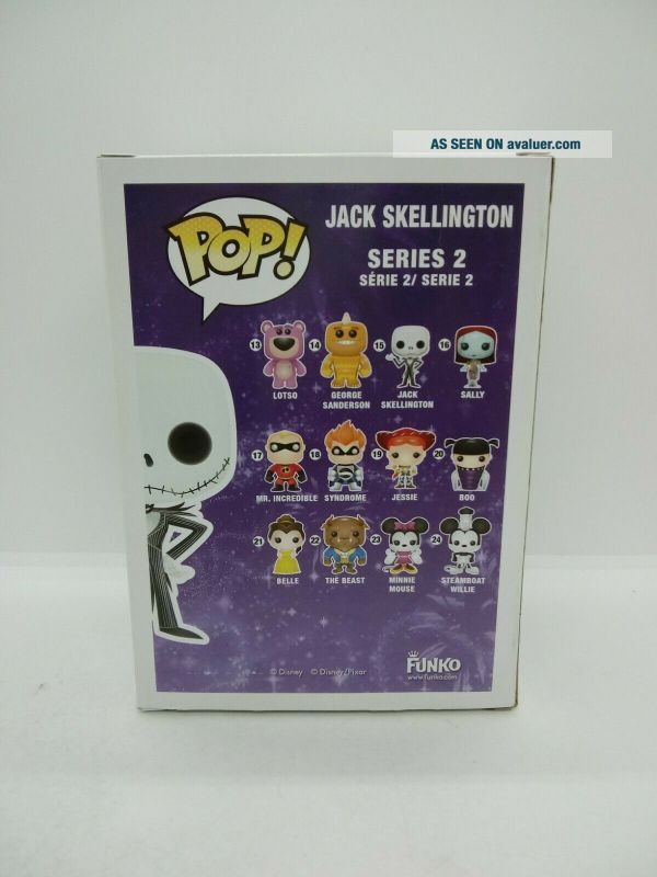 Disney Nightmare Before Christmas Jack Skellington 15 Funko Pop Vinyl ...