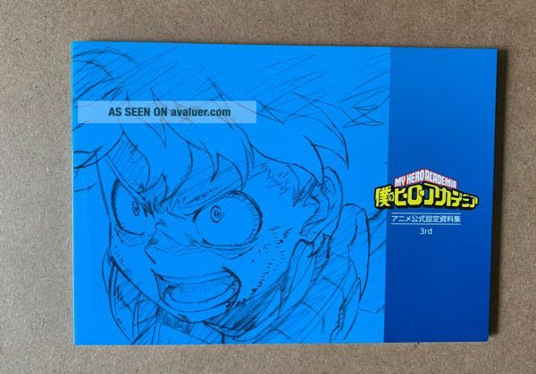 My Hero Academia S3 Anime Official Model Sheets Design Key Art Book ...