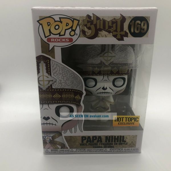 Funko Pop Papa Nihil Ghost Hottopic Exclusive Rock Figure 169 Damage ...