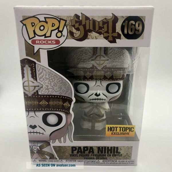 Funko Pop Papa Nihil Ghost Hottopic Exclusive Rock Figure 169 Damage ...