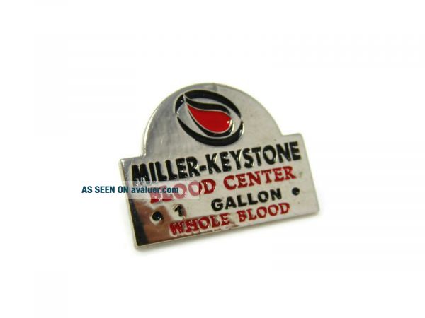 Miller Keystone Pin Blood Center 1 Gallon Whole Blood | #26373228