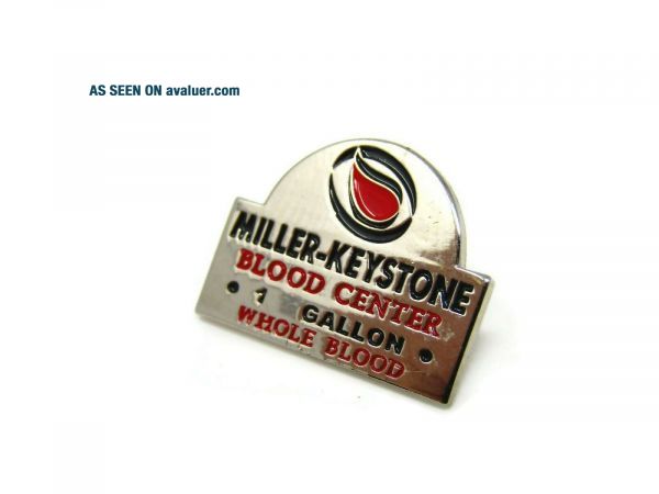 Miller Keystone Pin Blood Center 1 Gallon Whole Blood | #26373228