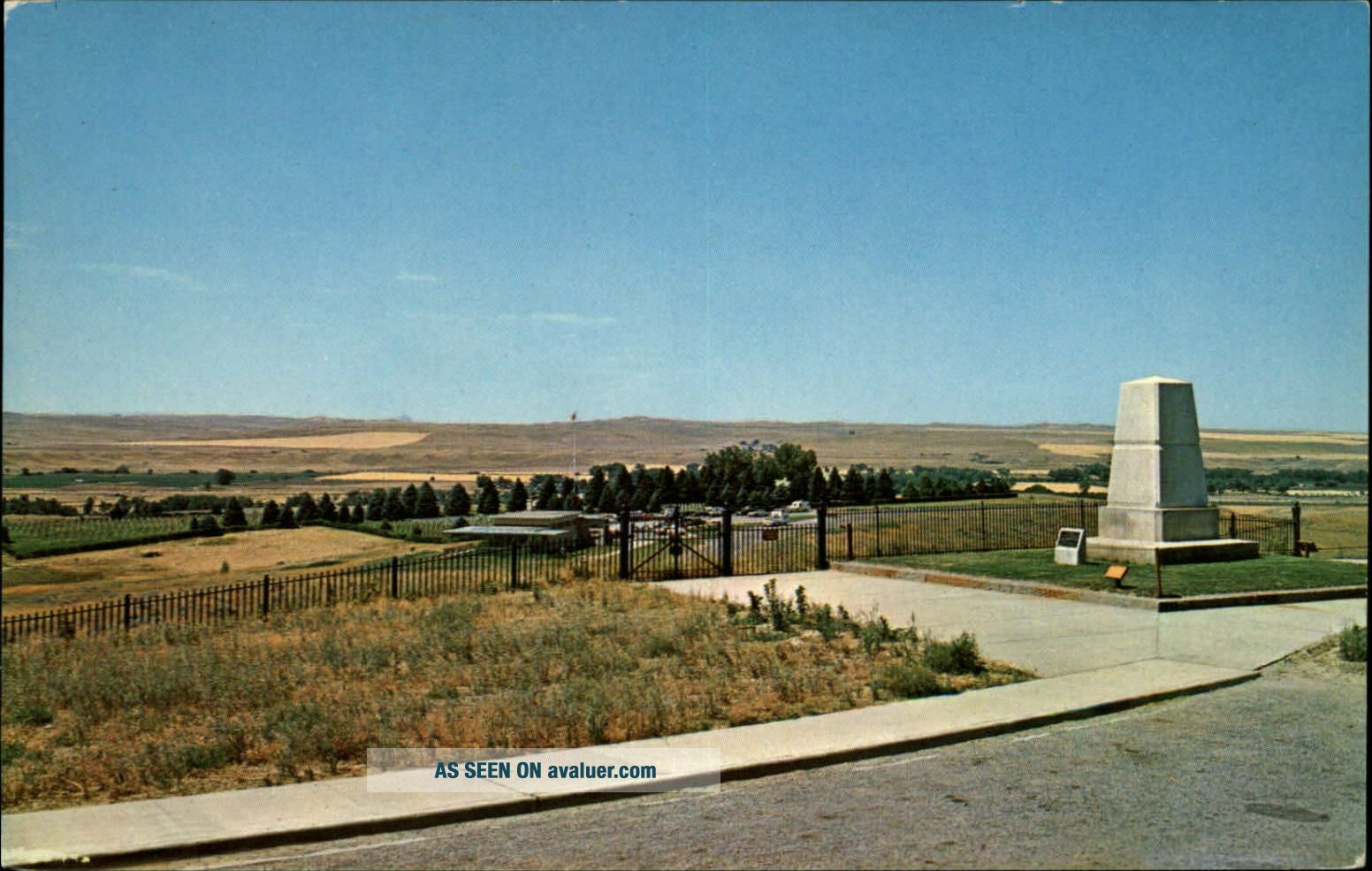 Custer National Monument Montana Western Americana Vintage Postcard ...