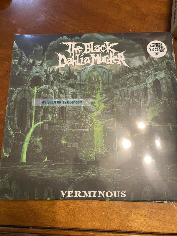The Black Dahlia Murder Verminous GREEN W/Black Splatter Ltd. Edition ...