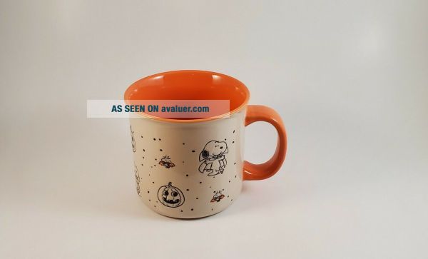 Peanuts Snoopy Charlie Brown Mug Cup Halloween Fall Trick Or Treat ...