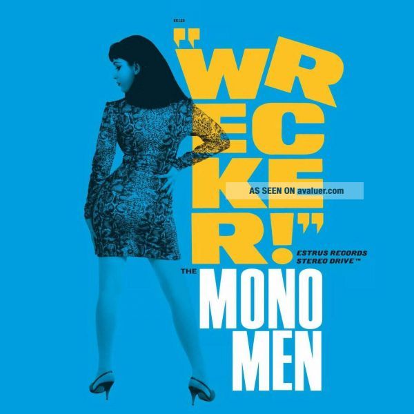 MONO MEN Wrecker LP Blue Vinyl Ltd Edition Import Garage Rock Estrus ...