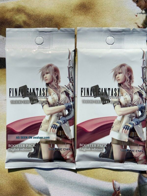 FINAL FANTASY TCG OPUS 1 I BOOSTER PACKS ENGLISH X 2 (FROM BOX) | #26636445