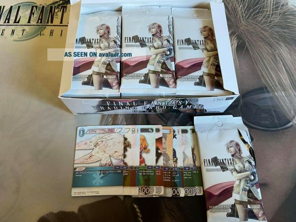 FINAL FANTASY TCG OPUS 1 I BOOSTER PACKS ENGLISH X 2 (FROM BOX) | #26636445