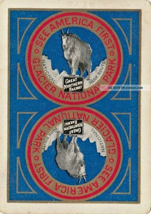 GREAT NORTHERN RAILWAY - 1 - Single Vintage Swap Playing Cards | #26633443