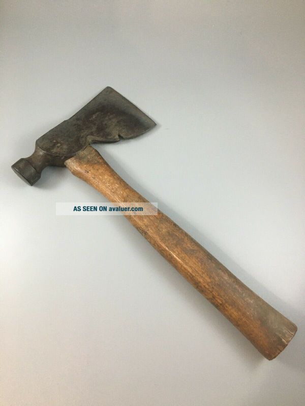 Vintage Plumb “Autograph Tools” Hatchet With Handle, In Shape | #26664987